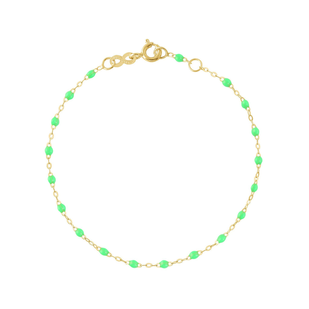 Classic Gigi Neon bracelet, Yellow Gold, 15 cm – Gigi Clozeau ...